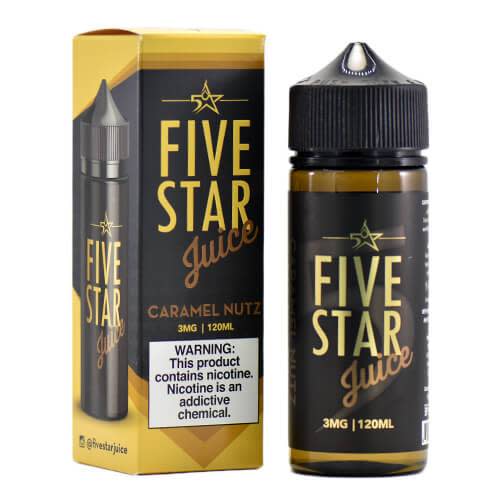 Five Star Juice - Caramel Nutz Gourmand 120ml – Vape Land